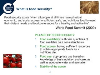 A systems approach to food security | PDF