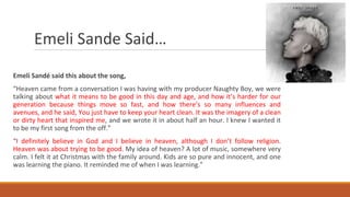 Emelie sande heaven intro | PPT