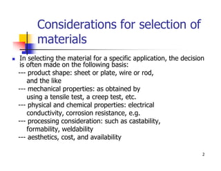 Additional_Selection of materials on the basis of strength and ...