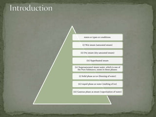 properties of steam | PPTX