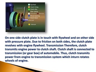 Disc Clutch (Single Plate Clutch) EME | PPTX