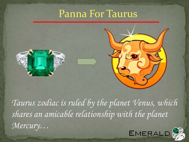 Emerald gemstone for each zodiac sign | PPTX