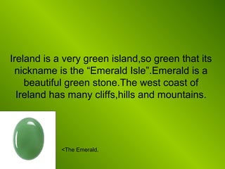 Emerald isle irish proverb | PPT