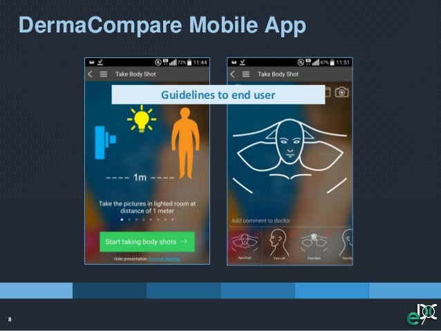Emerald medical applications - DermaCompare mobile app