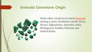 Emerald stone ppt | PDF