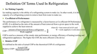 EME Refrigeration ppt.pptx | Chemistry | Science