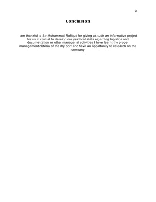 industrial visit report and recommendations | PDF