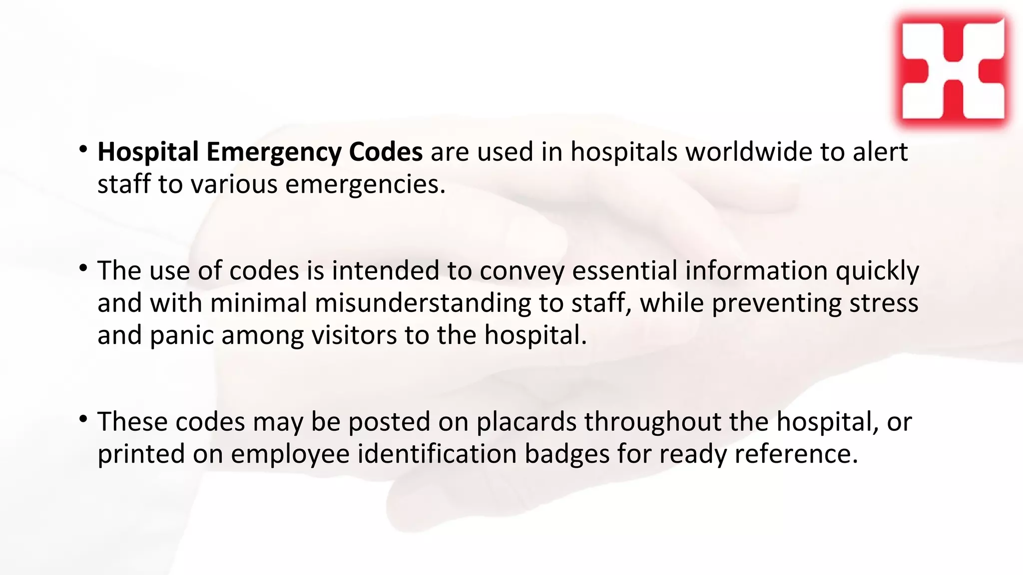 Emerg codes 1 | PPT