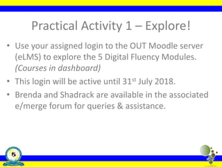 Emerge Africa Digital Fluency workshop v1.1 | PPTX | Online Education | Education