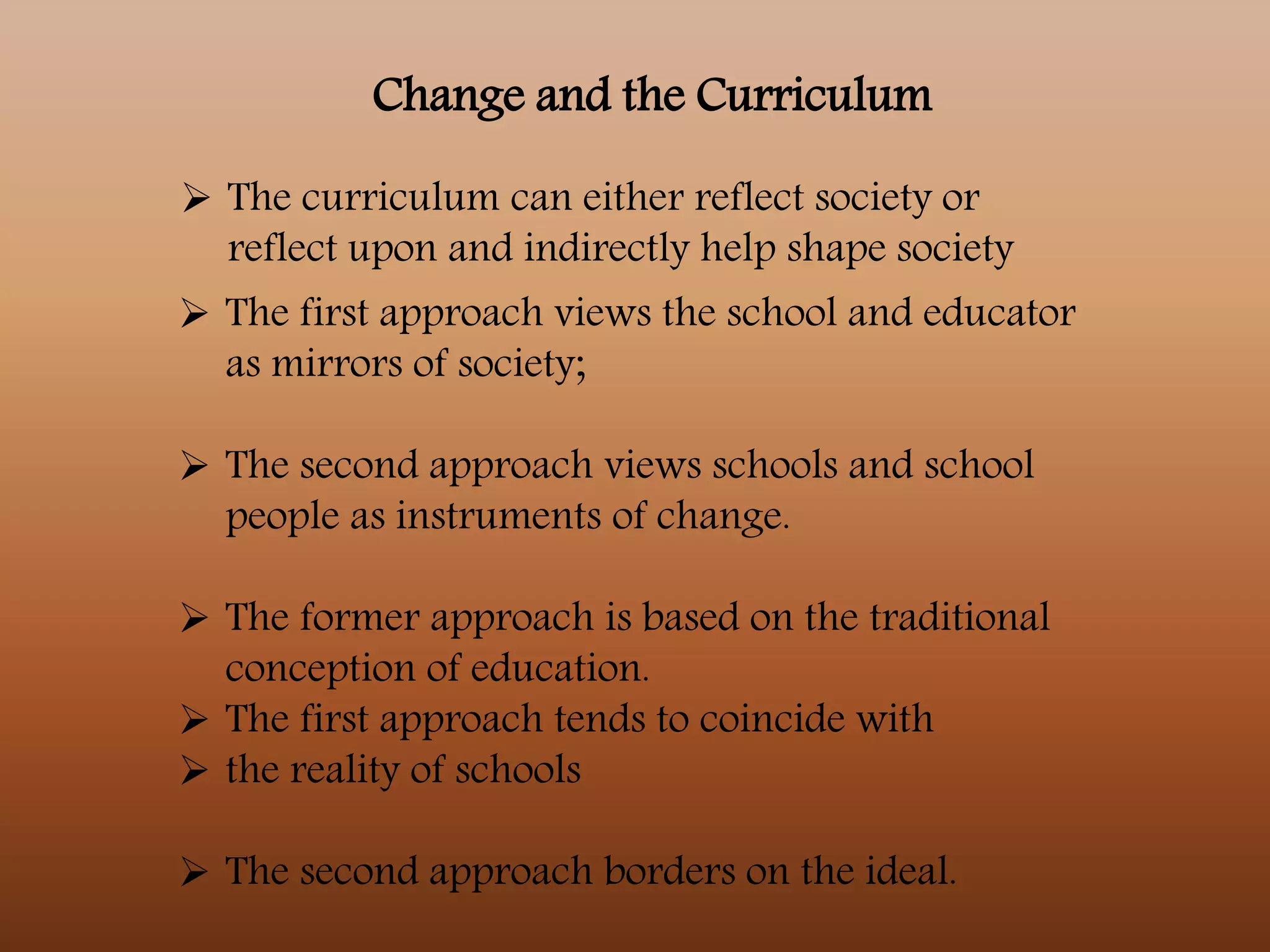 Emergence and development of knowledge, subject and Curriculum in ...