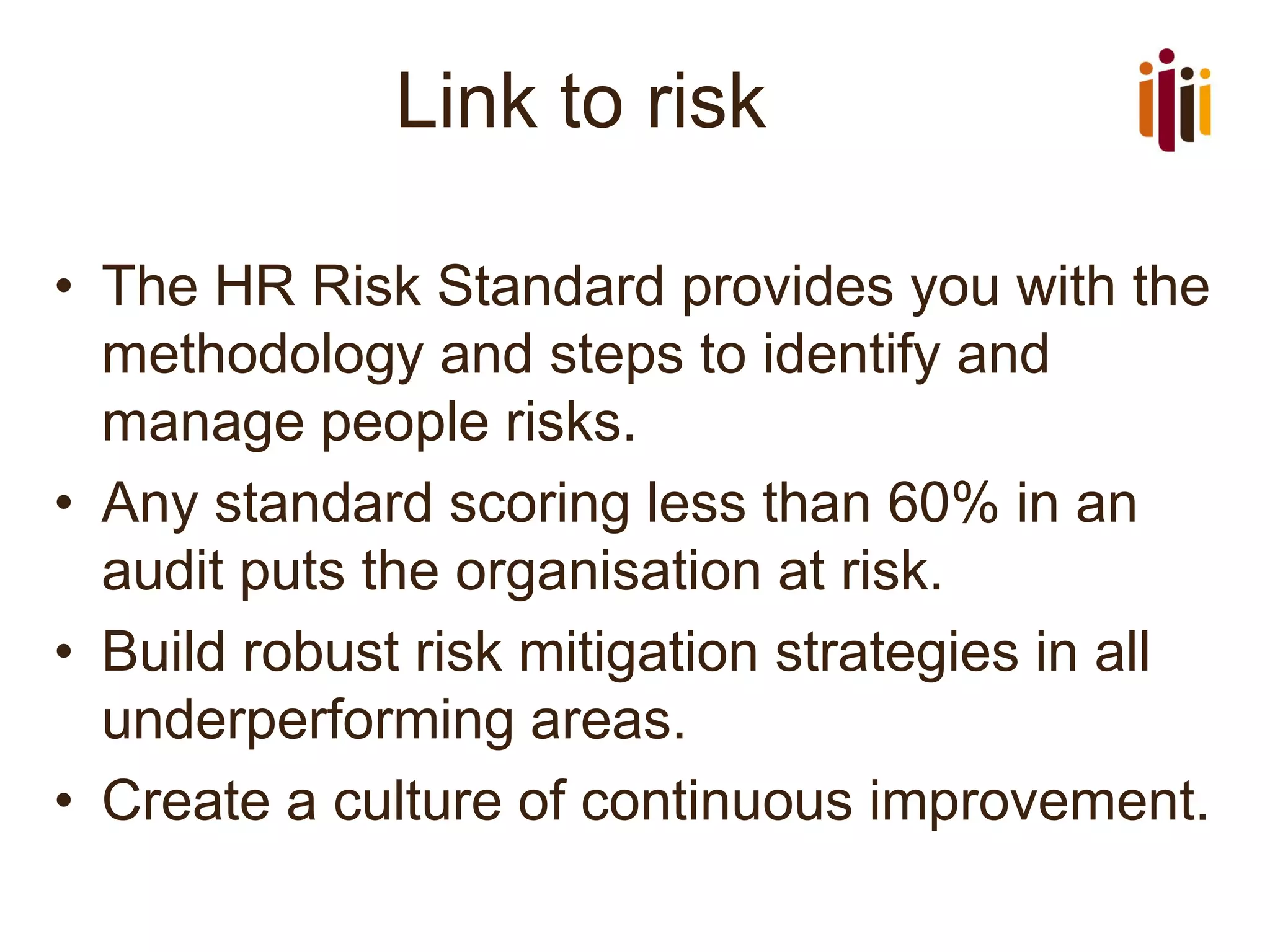 Can HR Standards Mitigate Risk? | PDF