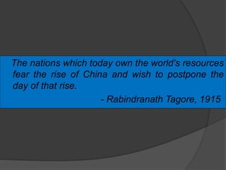 Emergence of china as a global power | PPTX | Asia Travel | Travel ...