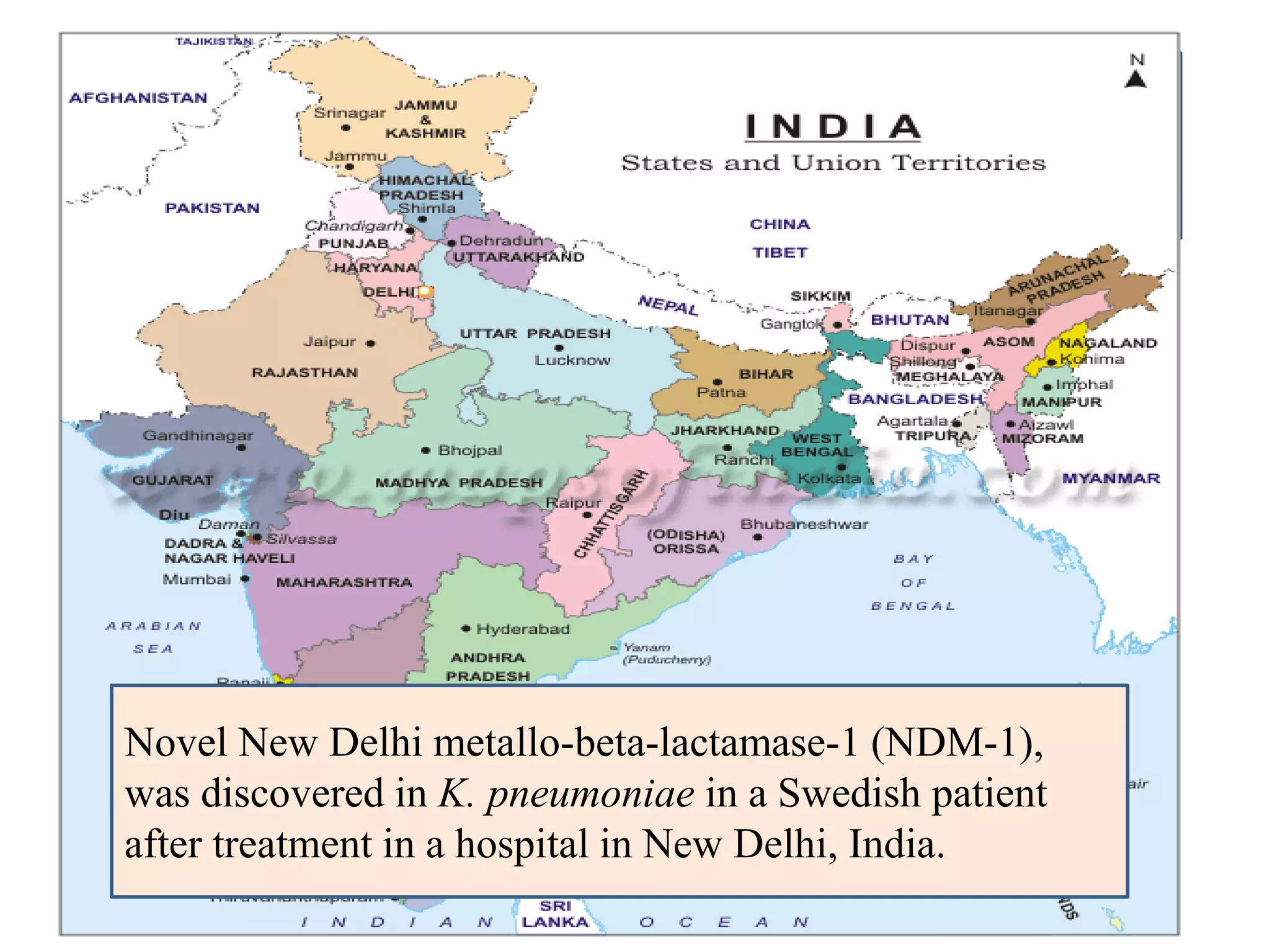 Emergence of ndm1 resistance assessment of colistin sparing antibiotic ...