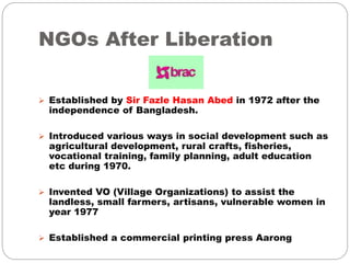 Emergence of ngo's and their role in development | PPT