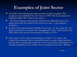 Emergence of private sector and joint sector | PPT | Air Travel ...