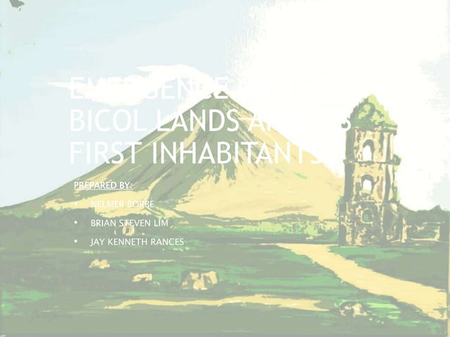 Emergence of the bicol lands and its first | PPT