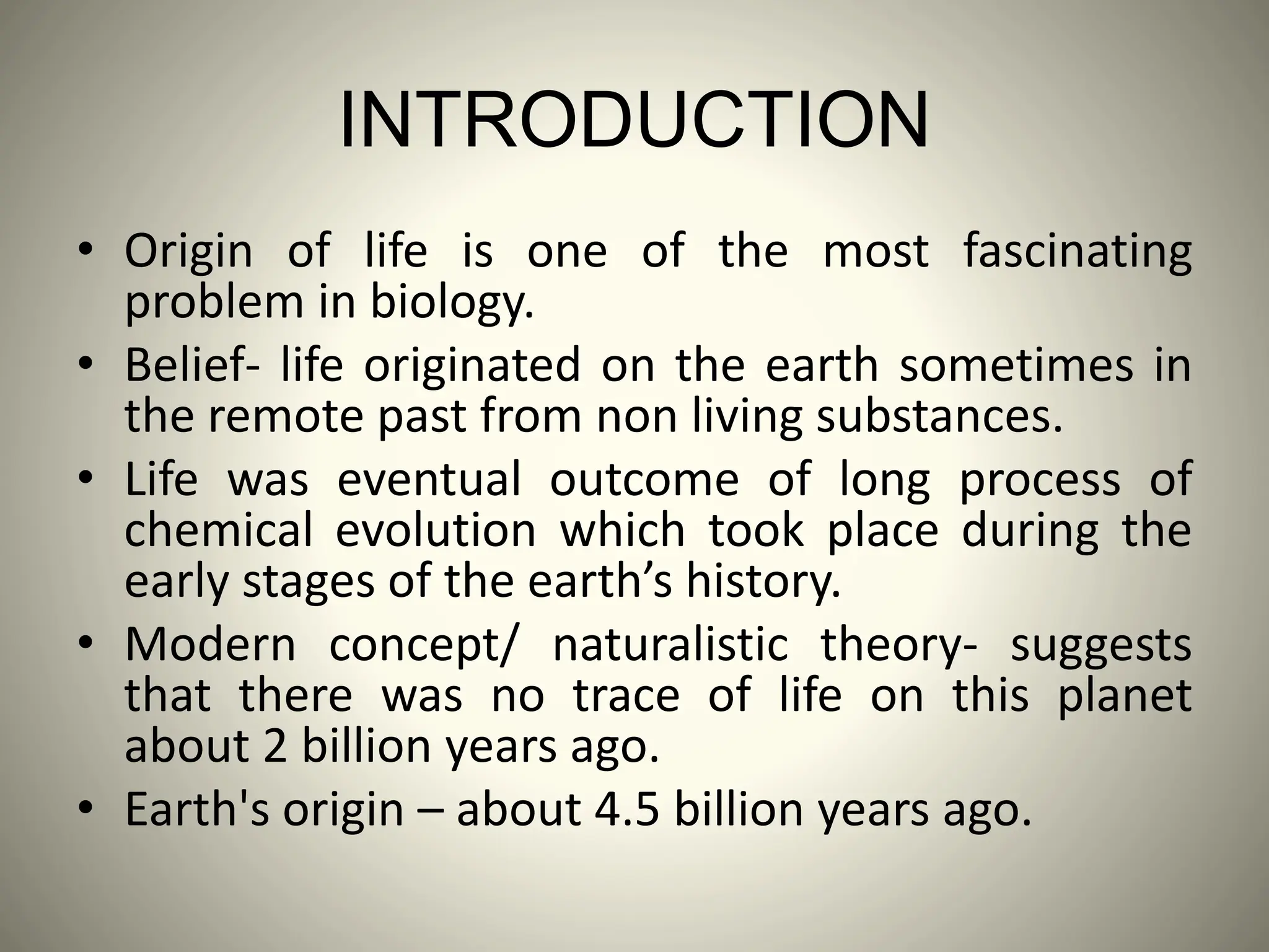 EMERGENCE OF THE FIRST LIVING CELL [Autosaved].pptx