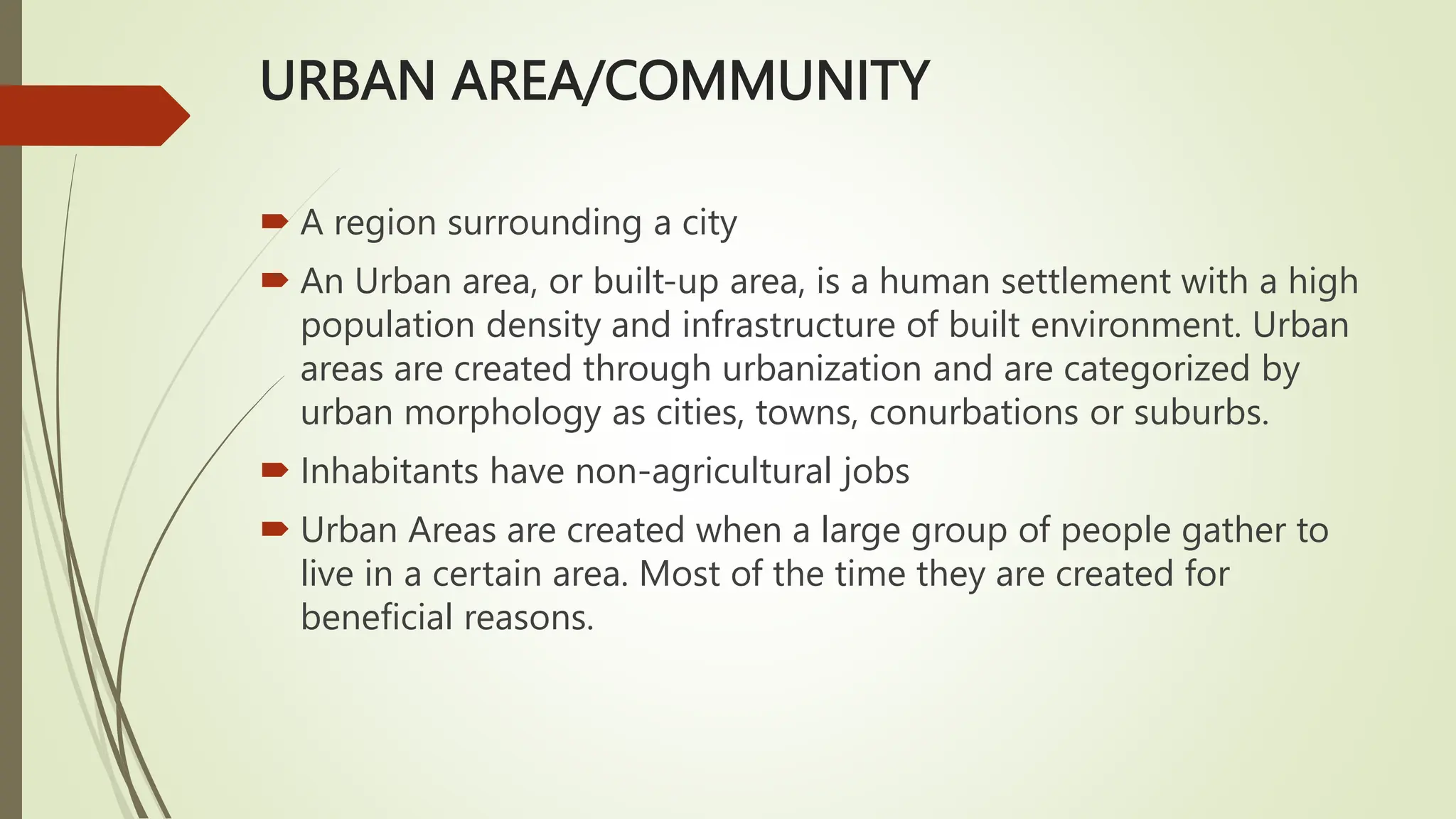 Emergence : Urban Community & Metropolis | PPTX