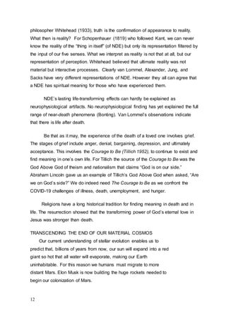 From Reductionism to Emergence: Transcending Death During COVID-19 | PDF