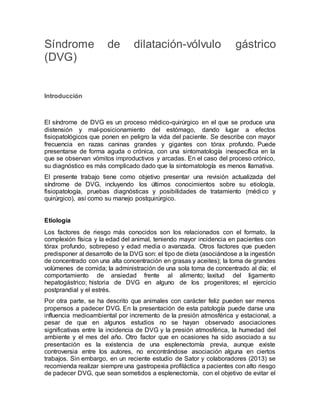 Emergencias en veterinaria | DOCX