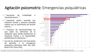 EMERGENCIAS PSIQUIATRICAS EN LA REALIDAD PERUANA | PPTX