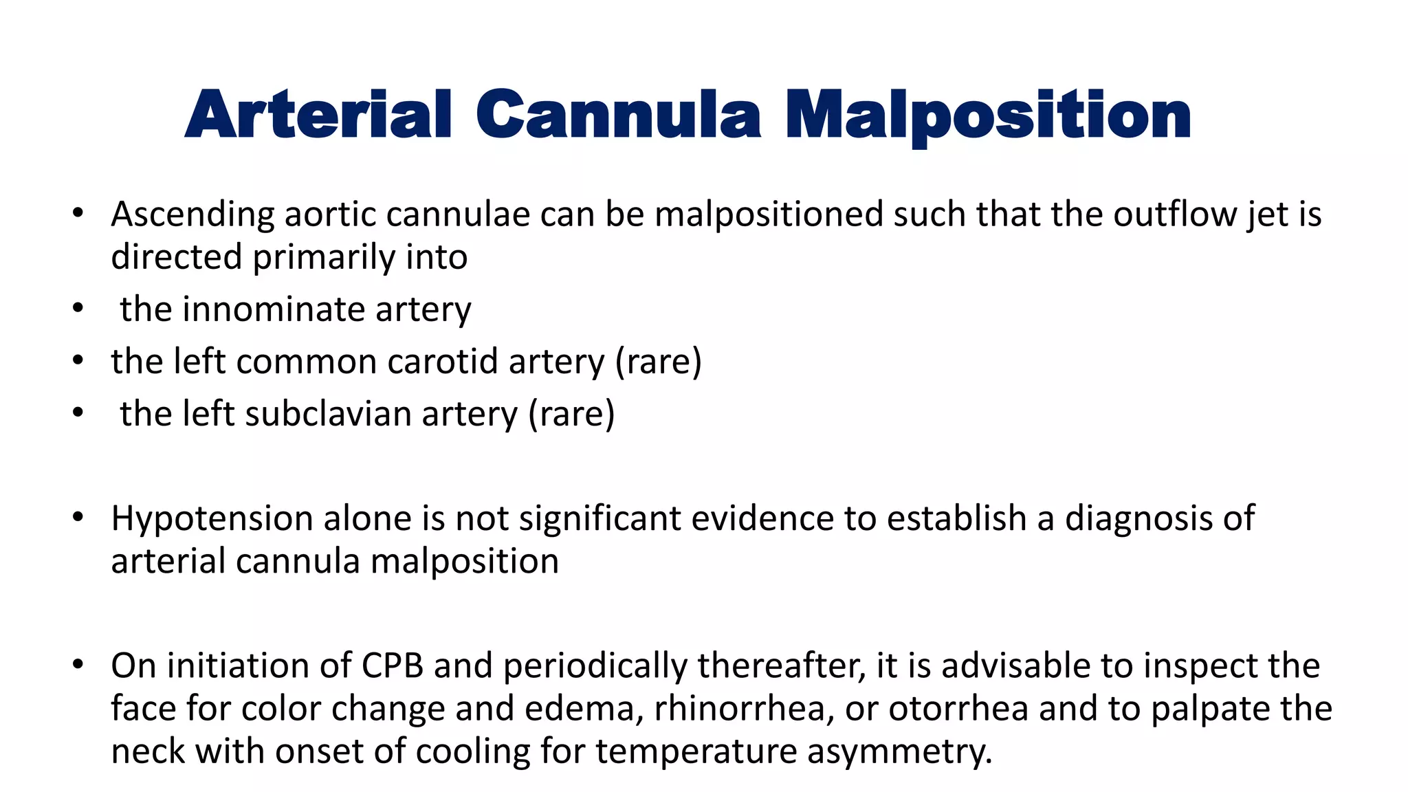 Emergencies in cpb | PDF