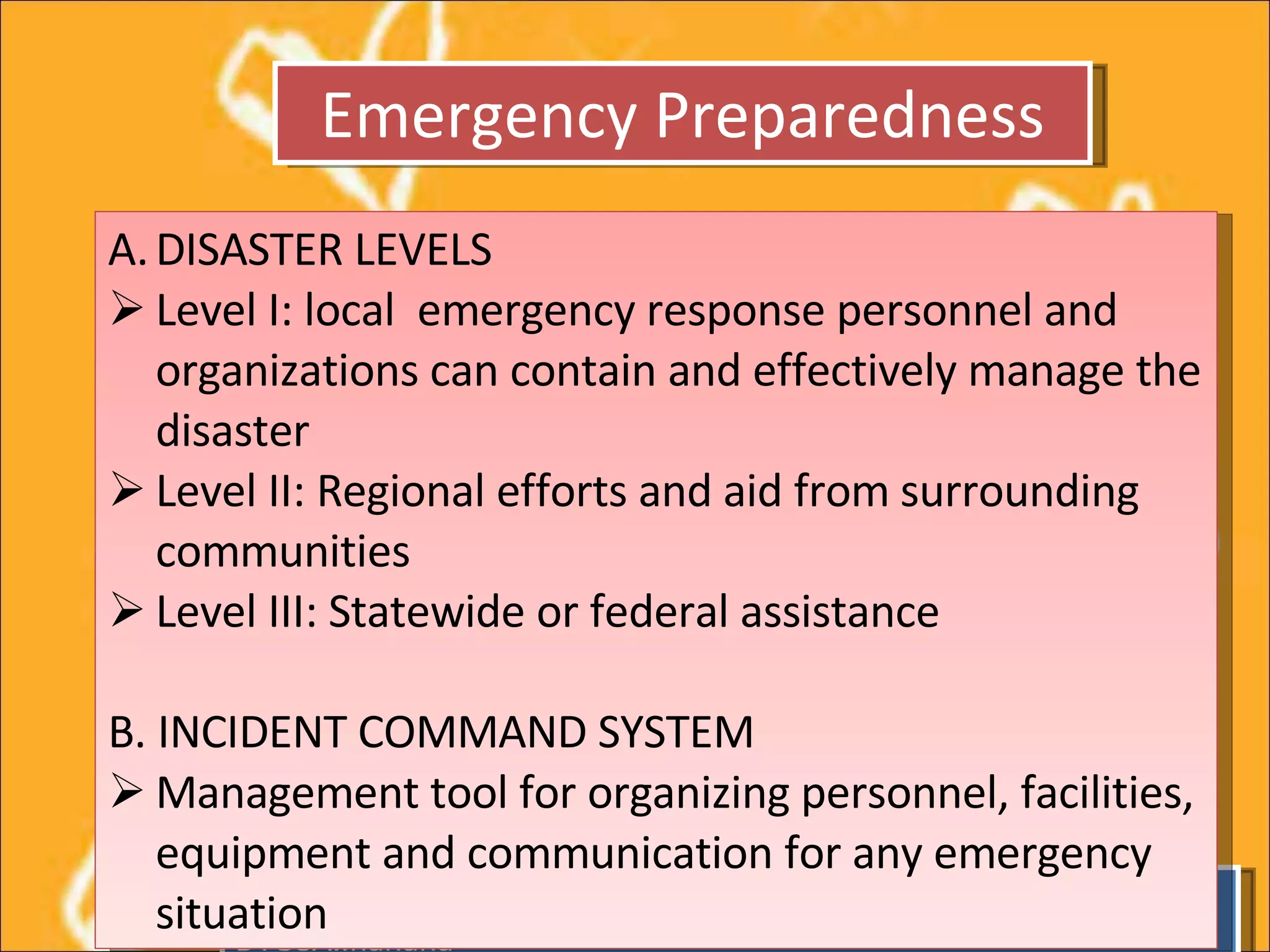 Emergency preparedness | PPT