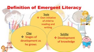 Emergent Literacy and Theories of Learning | PPTX