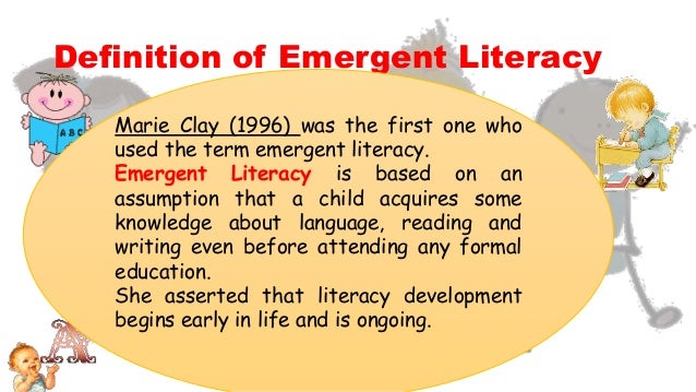 Emergent Literacy And Theories Of Learning Emergent Literacy And Theories Of Learning