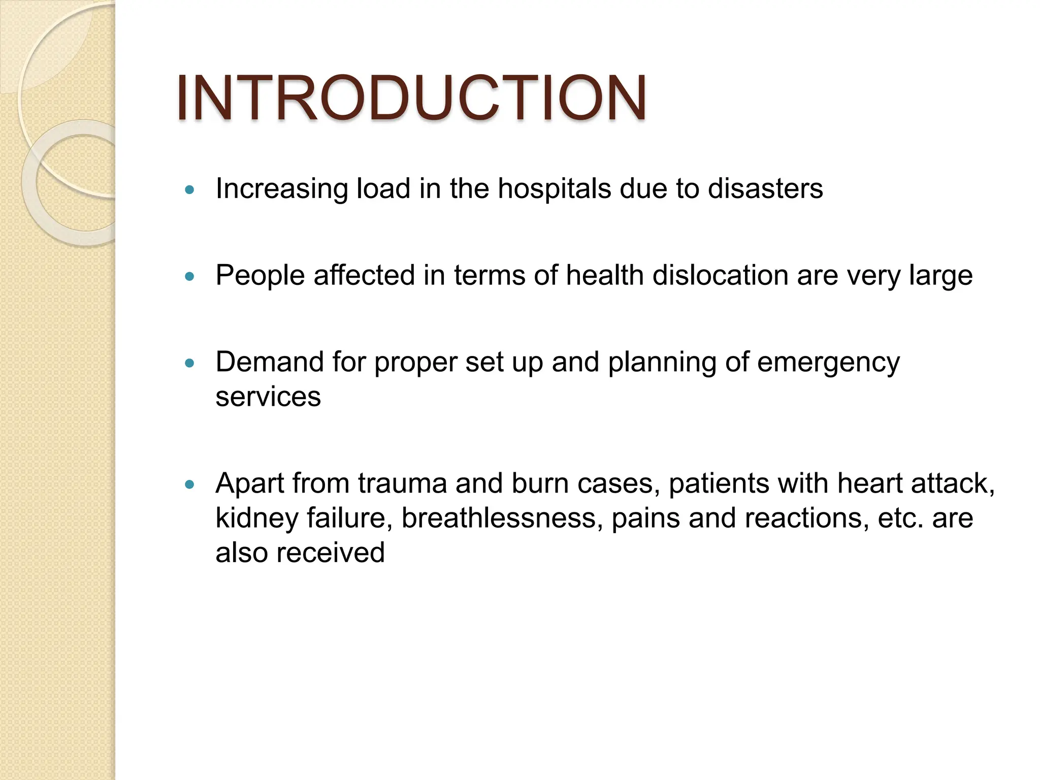 EMERGENCY DEPARTMENT ACROSS THE HOSPITALS | PPTX