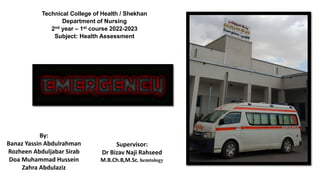Emergency.. ethic seminar .pptx......... | PPT