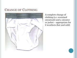 Emergency Backpack | PPT