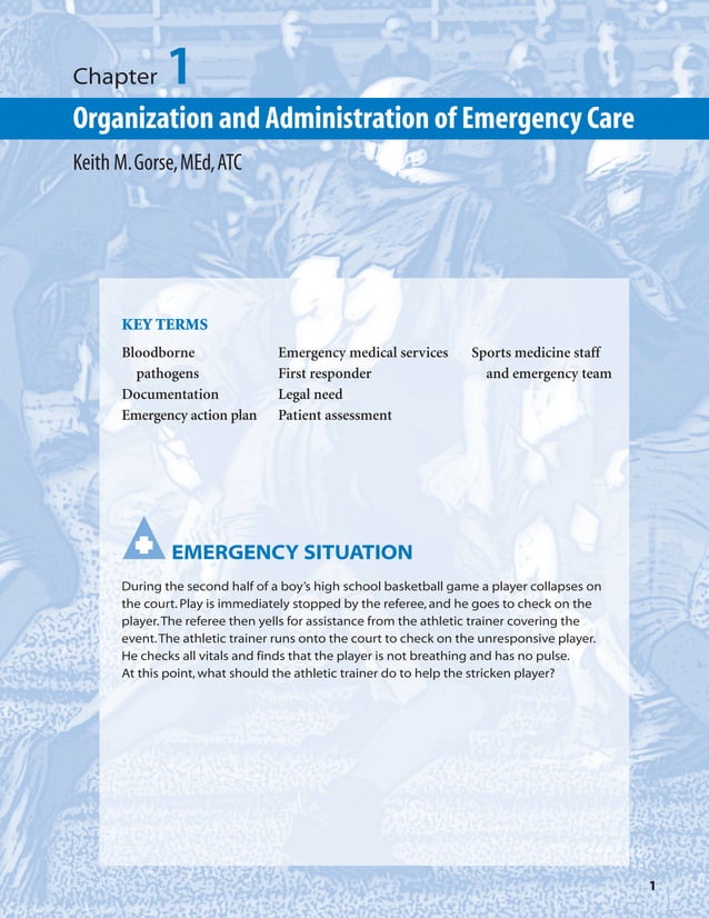 Emergency Care in Athletic Training | PDF