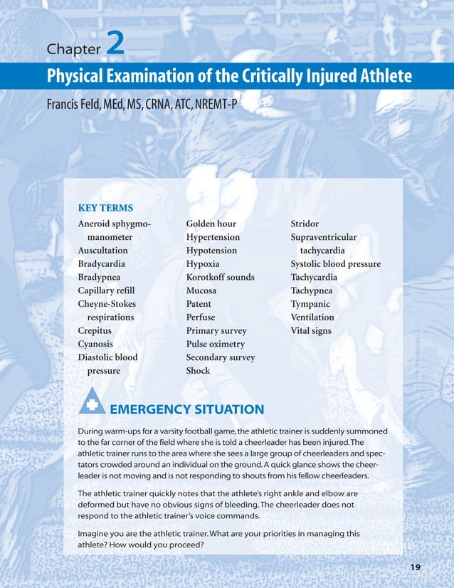Emergency Care in Athletic Training | PDF