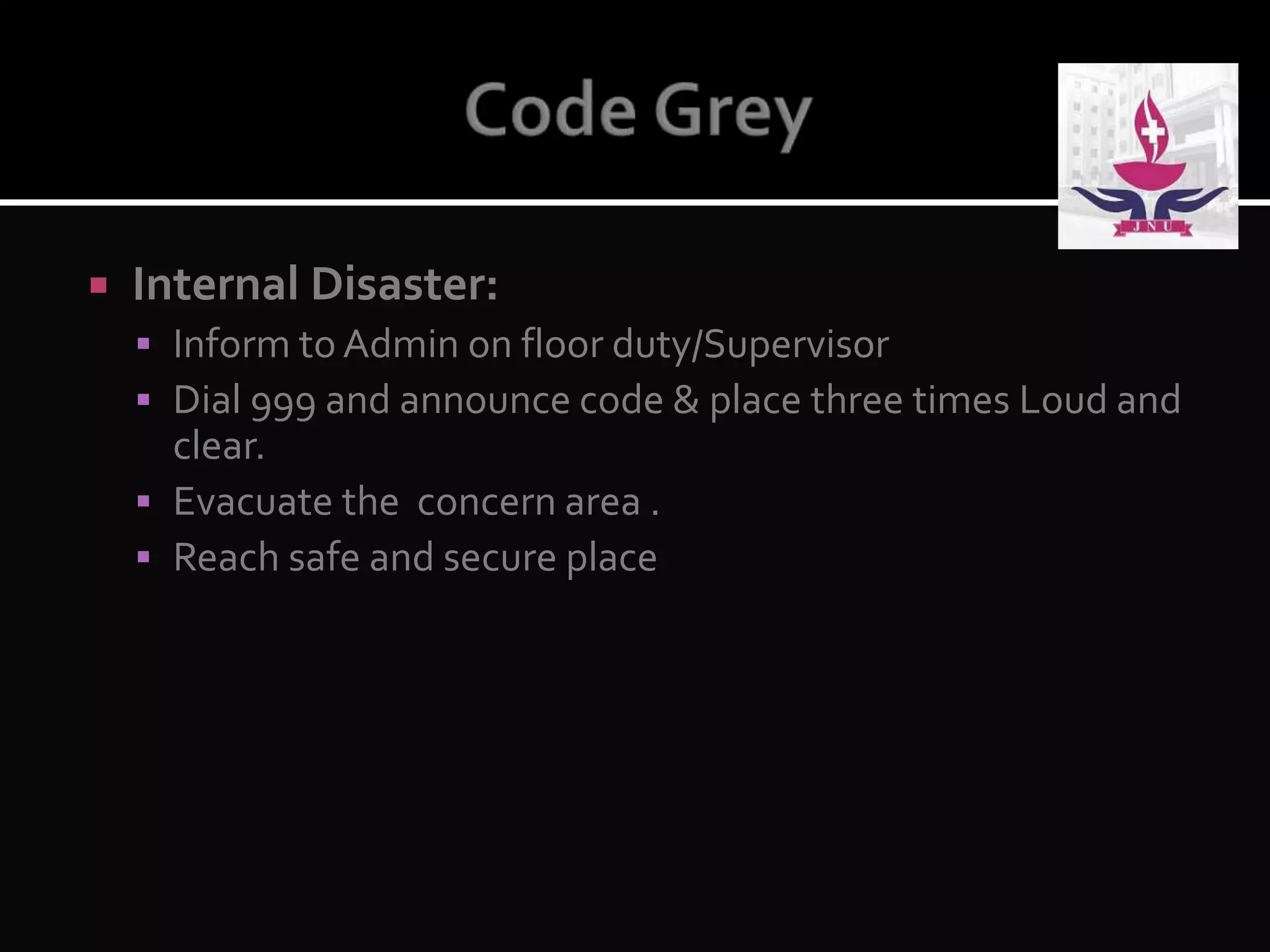 Hospital Emergency codes | PPTX