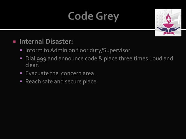 Hospital Emergency codes | PPTX