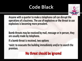 Hospital Emergency codes | PPTX