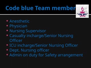 Hospital emergency codes power point of hospital | PPTX