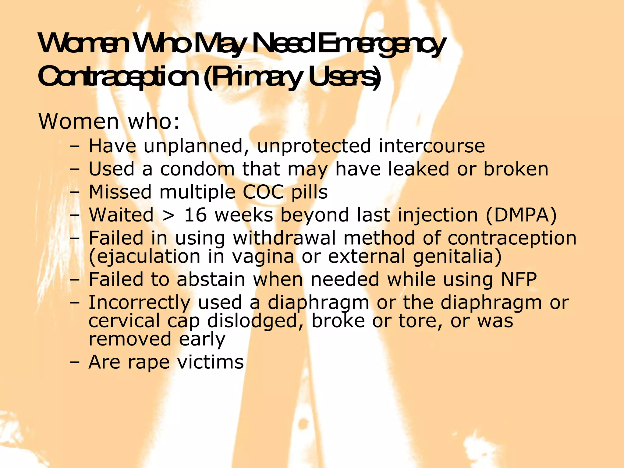 Emergency Contraception | PPT