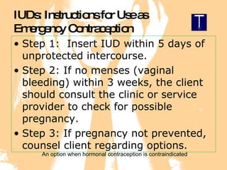 Emergency Contraception | PPT