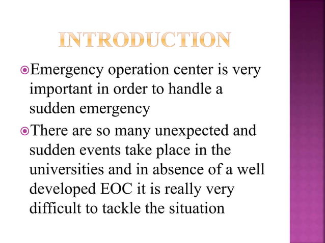Emergency operations-center | PPT