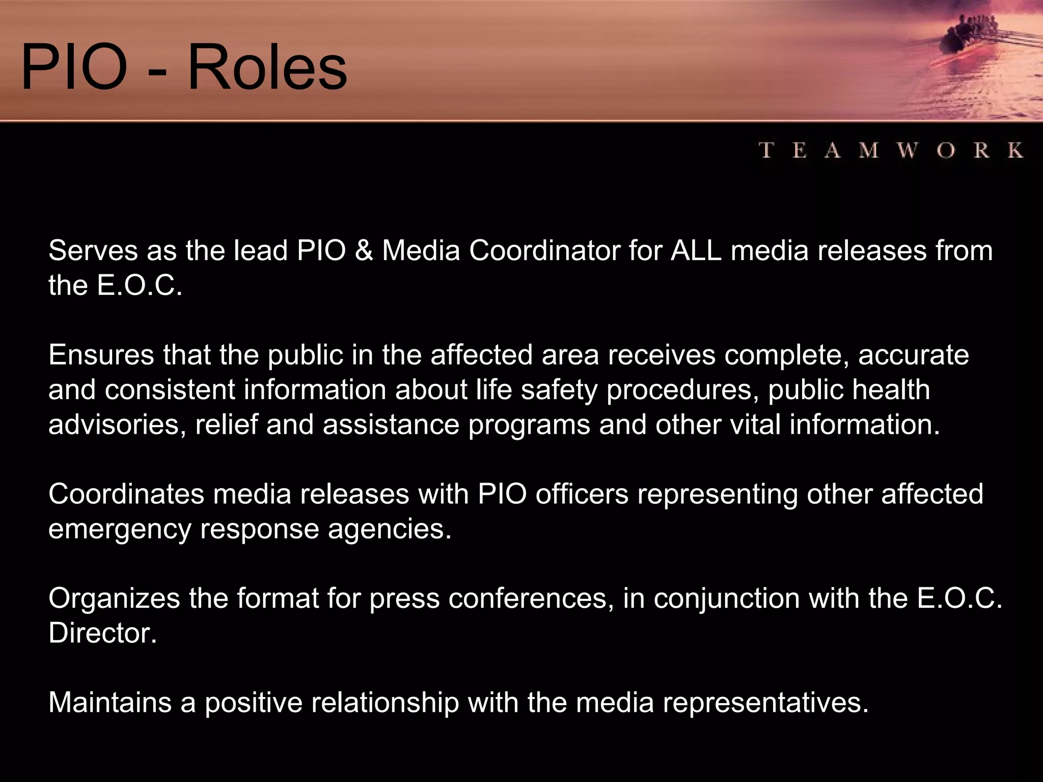 Emergency Operations Centerxx | PPT