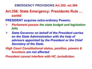 Emergency Provisions | PPT