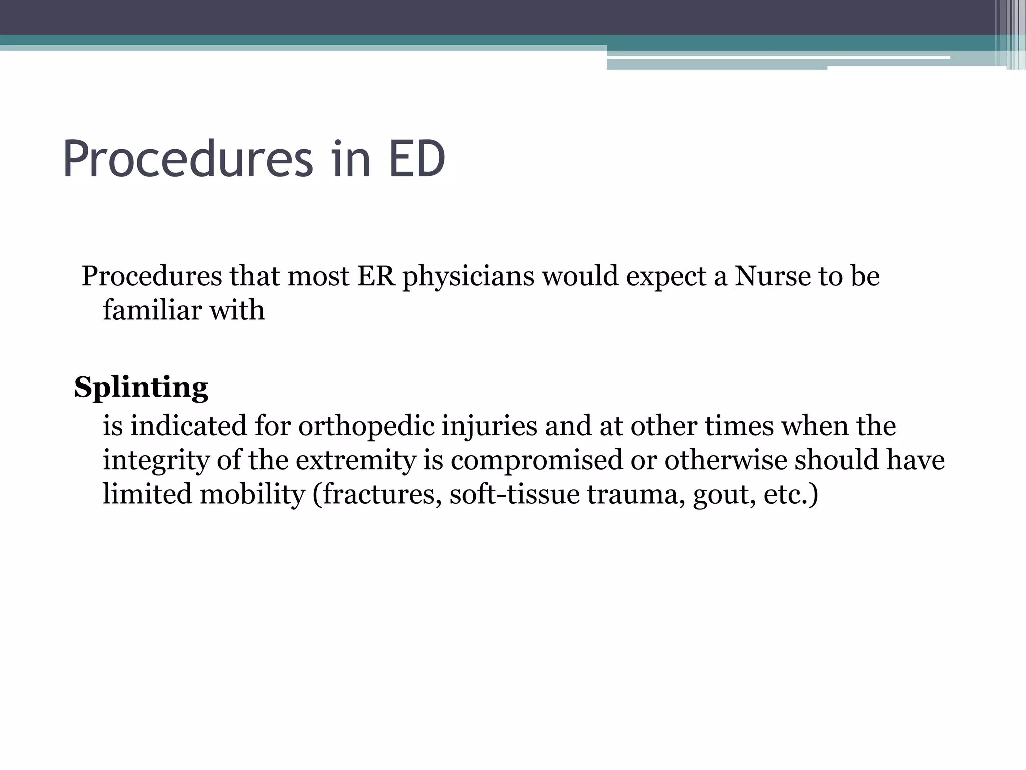 Emergency room-report | PPTX