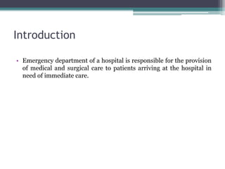 Emergency room-report | PPTX