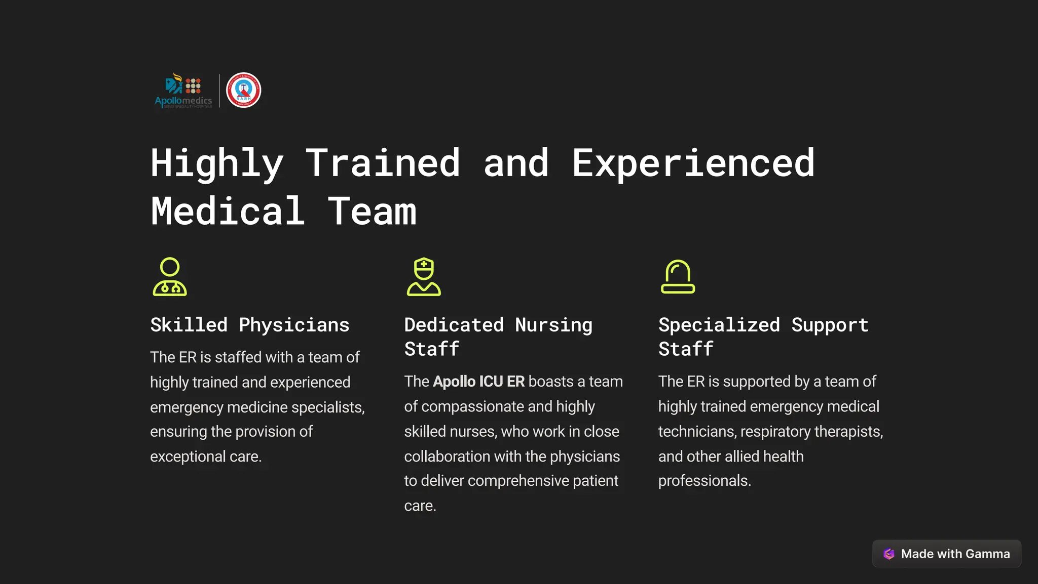 Emergency Rooms in Lucknow | Apollo ICU ER | PDF