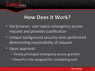 Emergency Access Management | PPS