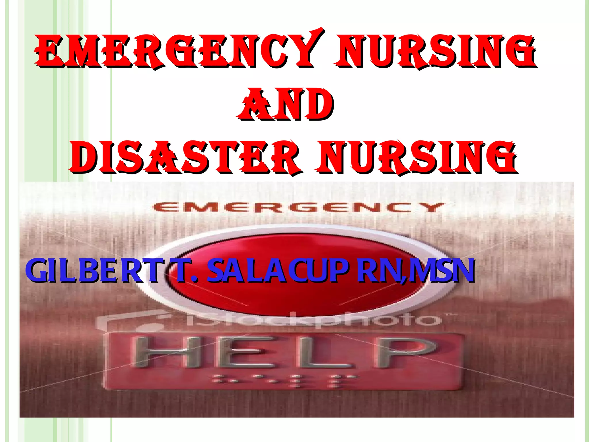 Emergency Nursing | PPT