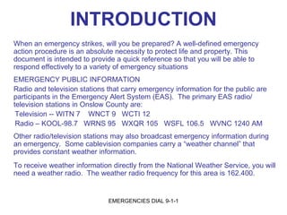 Emergency Action Guidelines | PPT