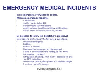 Emergency Action Guidelines | PPT